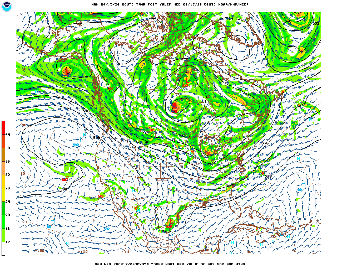 500mb Analysis Turbulence Forecast 500mb Analysis Turbulence Forecast